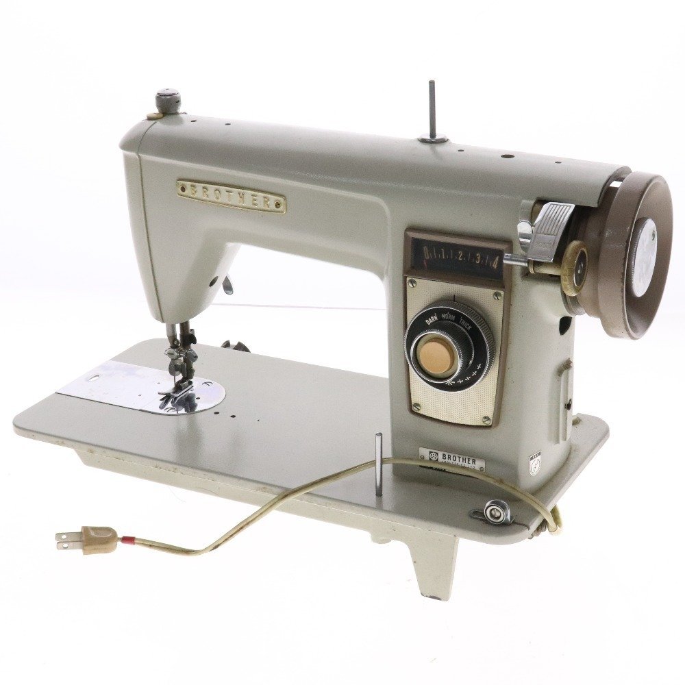 【やや傷や汚れあり】★1円★Brother ブラザー ミシン HA2-B149 通電確認済み ハンドクラフト 手工芸 裁縫 洋裁 昭和レトロ ...