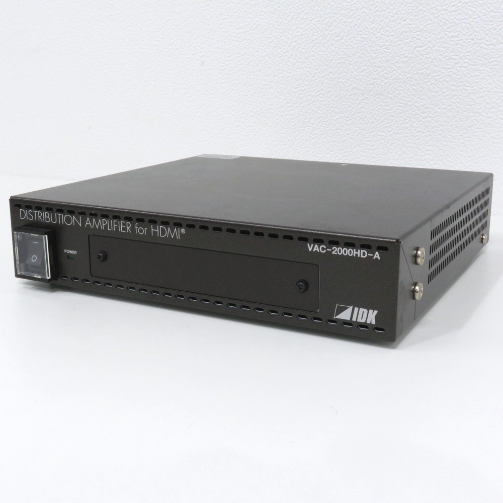 ＃IDK/アイ・ディ・ケイ HDMI分配器 VAC-2000HD-A HDMI映像音声信号2分配 ② の落札情報詳細| ヤフオク落札価格情報 オークフリー