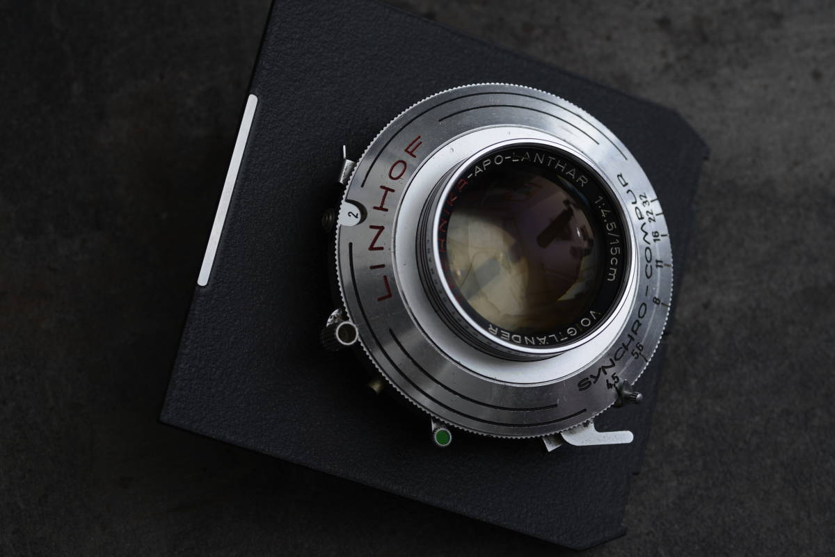 【傷や汚れあり】Voigtlander TECHNICA APO LANTHAR 15cm f4.5 APO-LANTHAR LINHOF ...