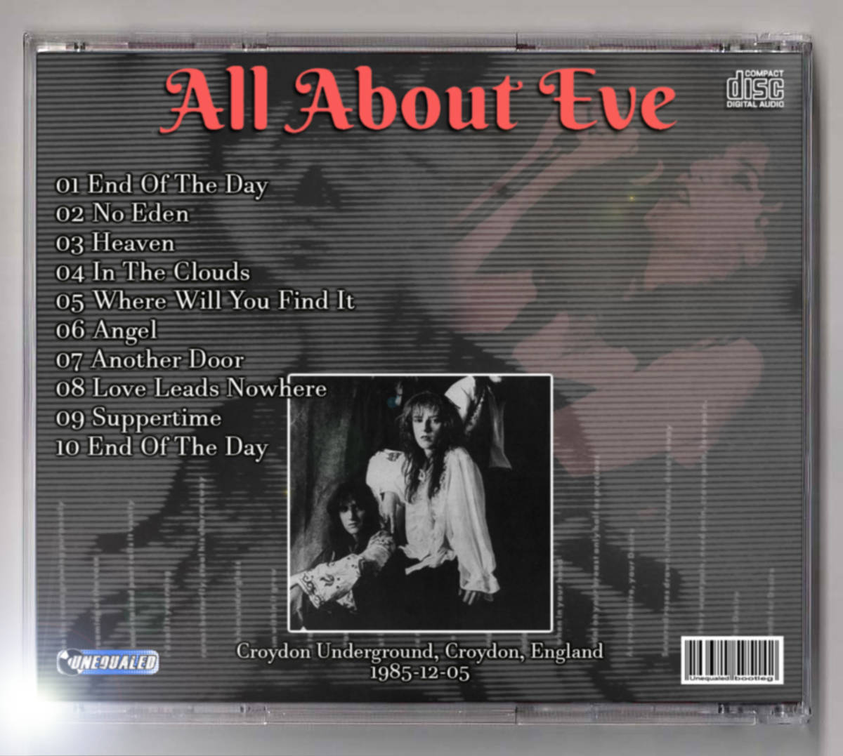 【未使用に近い】【CD】All About Eve (オールアバウトイブ) 1985-12-05 Croydon Undergroundの落札 ...