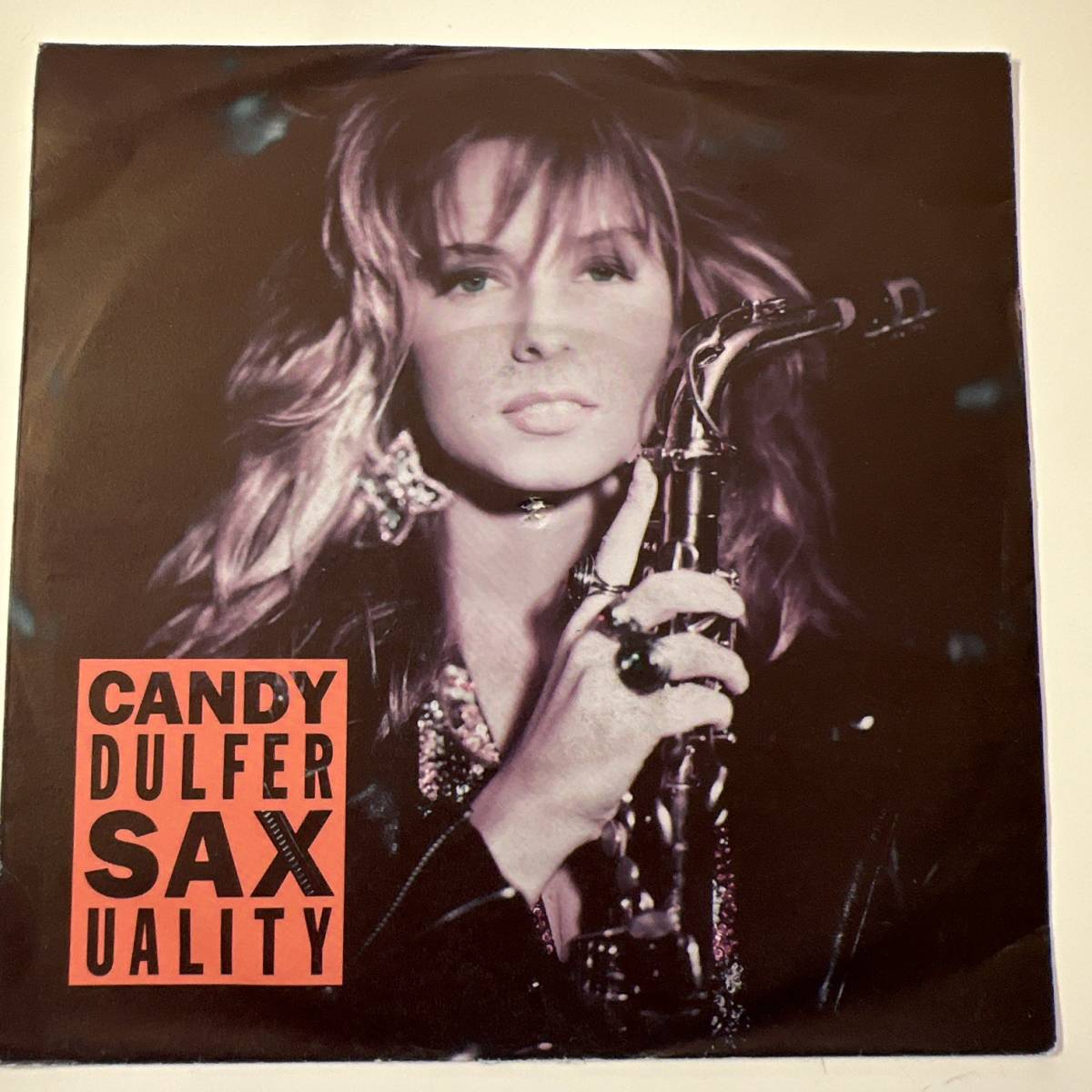 【目立った傷や汚れなし】Candy Dulfer - Saxuality☆EU ORIG7″☆JAZZ FUNK/1stアルバムからのシングル ...