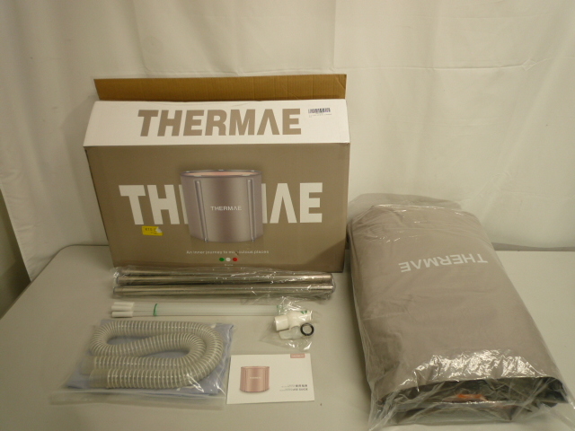 【未使用に近い】ZしJ0114 ★THERMAE ポータブル浴槽 折り畳みバスタブ THERMAE STUDIO お風呂 露天風呂の落札情報 ...
