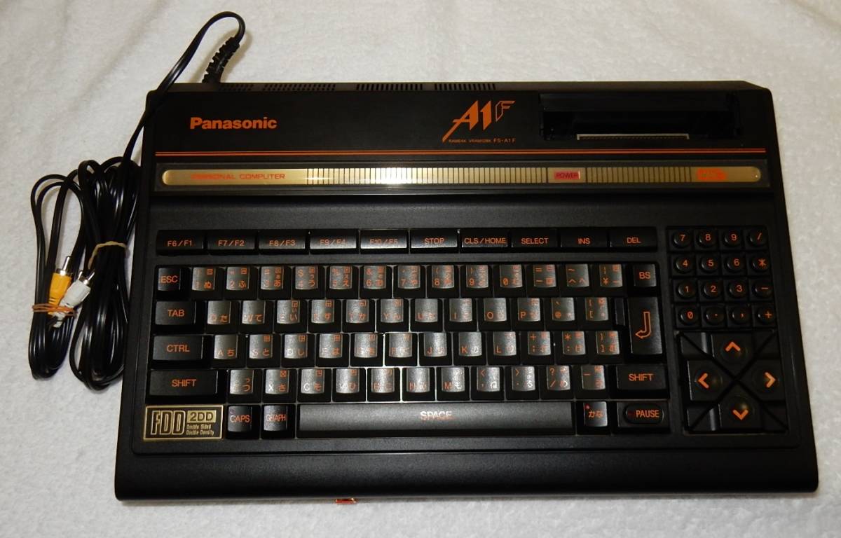【全体的に状態が悪い】 中古ヤニ汚れ有り MSX2『Panasonic FS-A1F 本体のみ』通電・簡易動作確認OKの落札情報詳細 ...