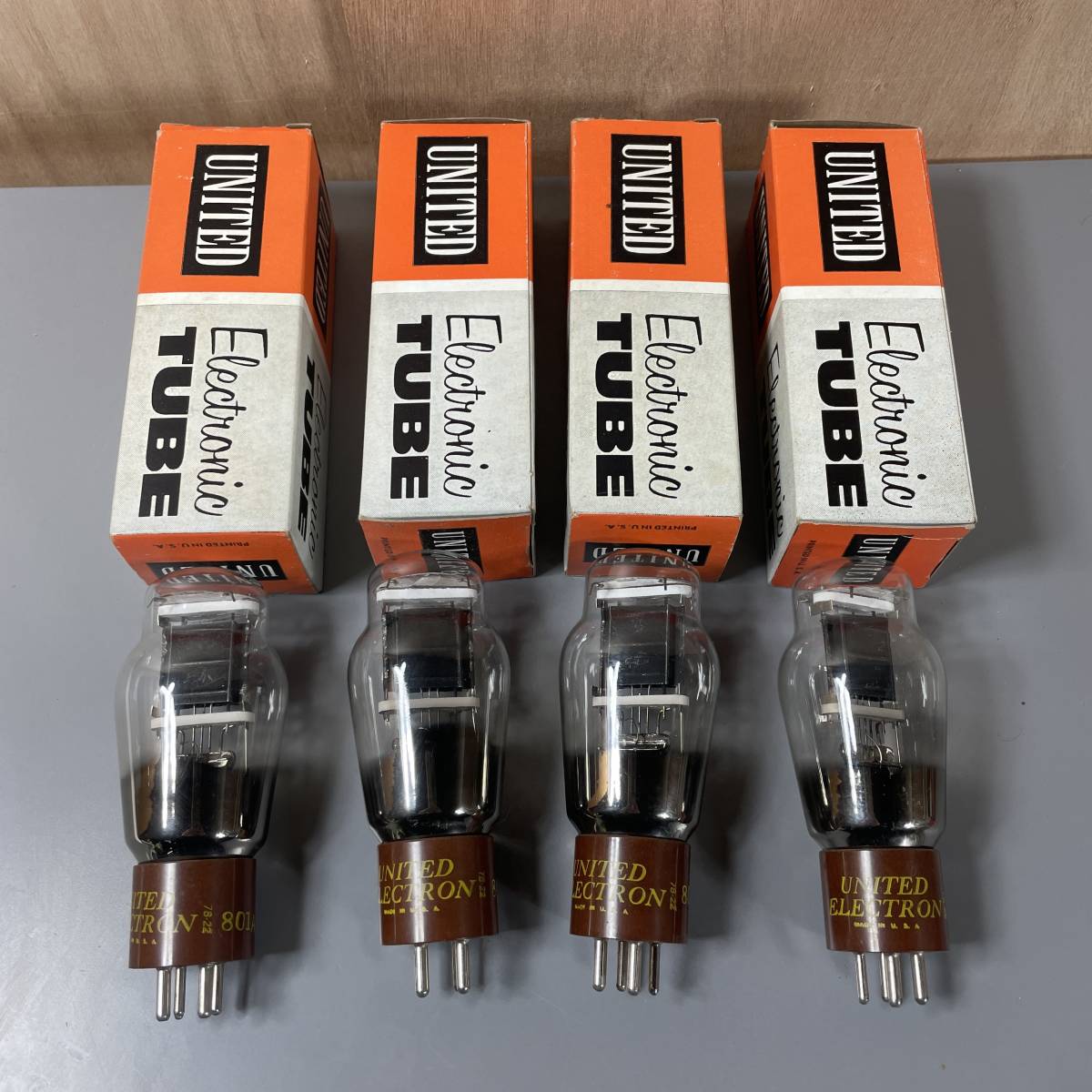 【やや傷や汚れあり】☆UNITED ELECTRON 801A 真空管 4本セット 8 (中古品・現状品・保管品）☆の落札情報詳細 ...