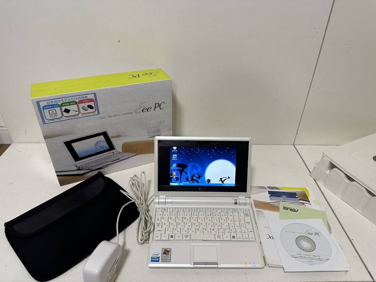 【やや傷や汚れあり】【ASUS Eee PC 701SD 本体 小型ノートパソコン アダプタ Windows XP 】 の落札情報詳細 - ヤフオク落札価格検索 オークフリー