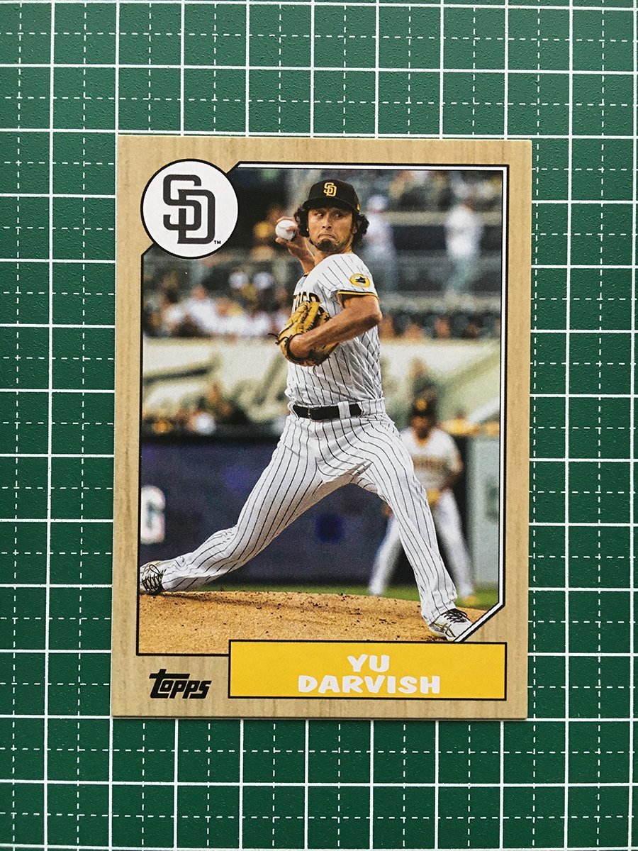 【目立った傷や汚れなし】 TOPPS MLB 2022 ARCHIVES #286 ダルビッシュ有／YU DARVISH[SAN DIEGO PADRES]ベースカード「1987 TOPPS ...