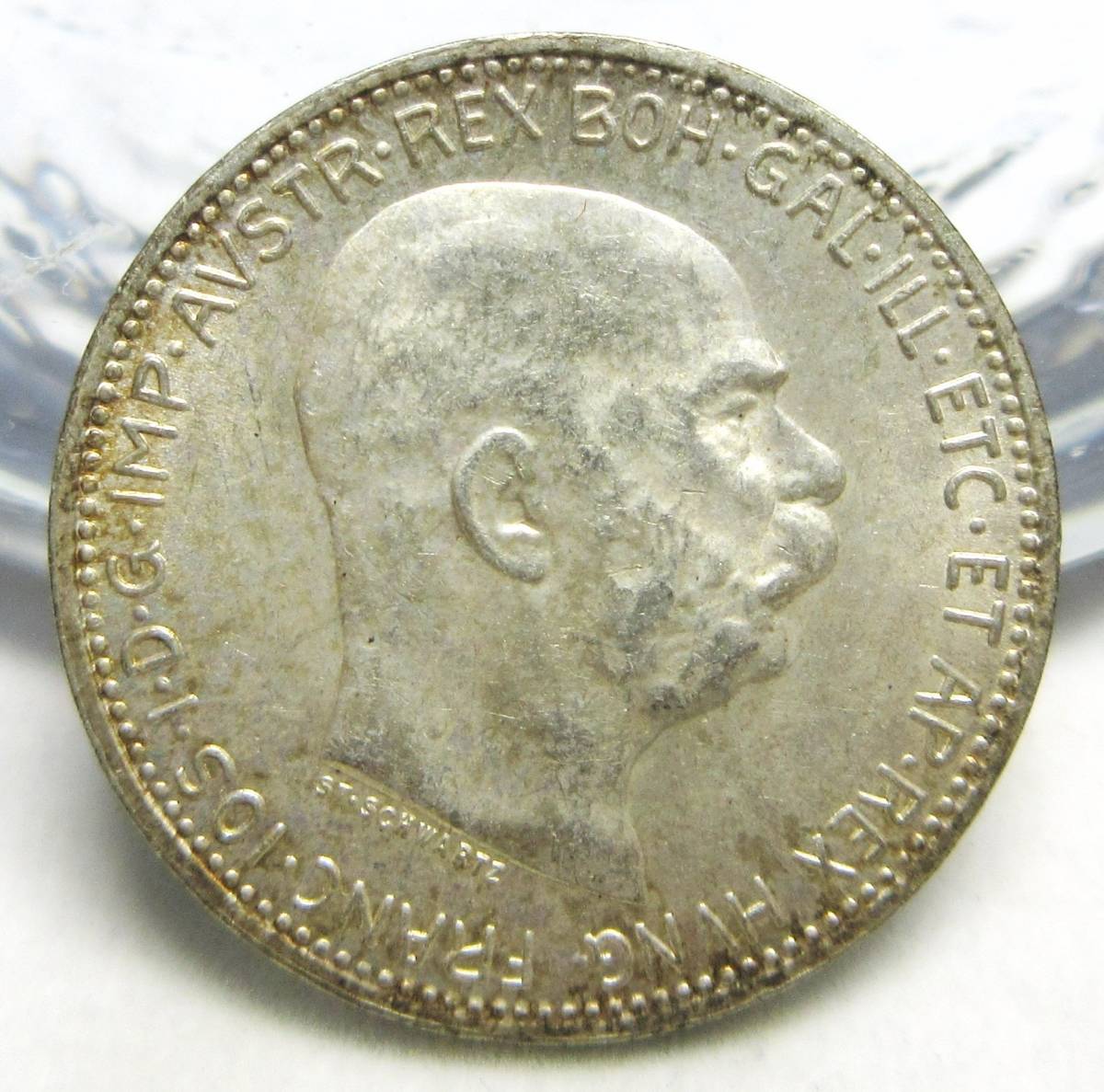 【傷や汚れあり】オーストリア=ハンガリー帝国 1コロナ銀貨(1CORONA) 1915年 22.98mm 4.97g KM#2820 フランツ・ヨーゼフ1世の落札情報詳細 - Yahoo ...