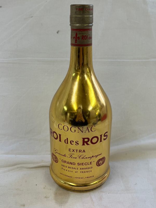 【傷や汚れあり】N009-K32-1481 ROI Des ROIS EXTRA GRAND SIECLE コニャック シャンパーニュ 発泡酒 ...