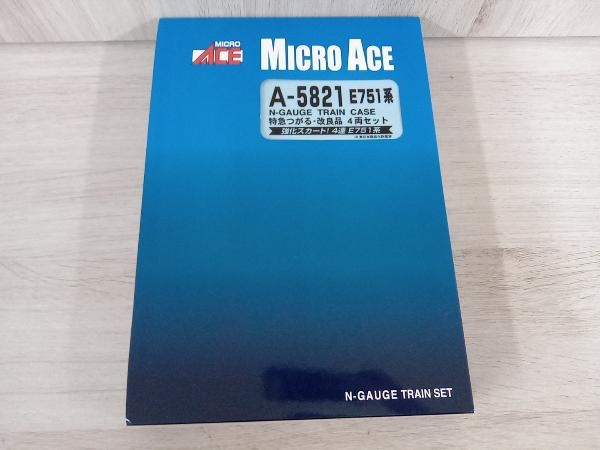【やや傷や汚れあり】Nゲージ MICROACE A5821 E751系・特急つがる・改良品 4両セット 店舗受取可の落札情報詳細 - ヤフオク落札価格情報 オークフリー