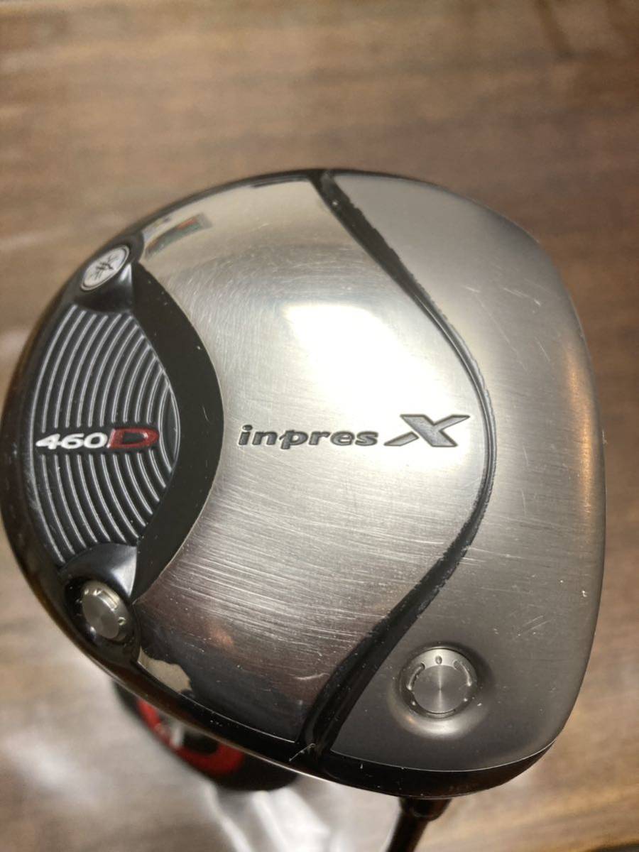 【やや傷や汚れあり】YAMAHA inpresX 460D 10° 純正カーボンシャフトフレックスSR 純正ヘッドカバー付の落札情報詳細 - ヤフオク落札価格検索 オークフリー