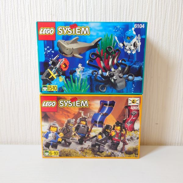 【目立った傷や汚れなし】る76【60】1円～未開封 LEGO SYSTEM レゴ システム 6104 アクアゾーン 4805 ニンジャナイト ...