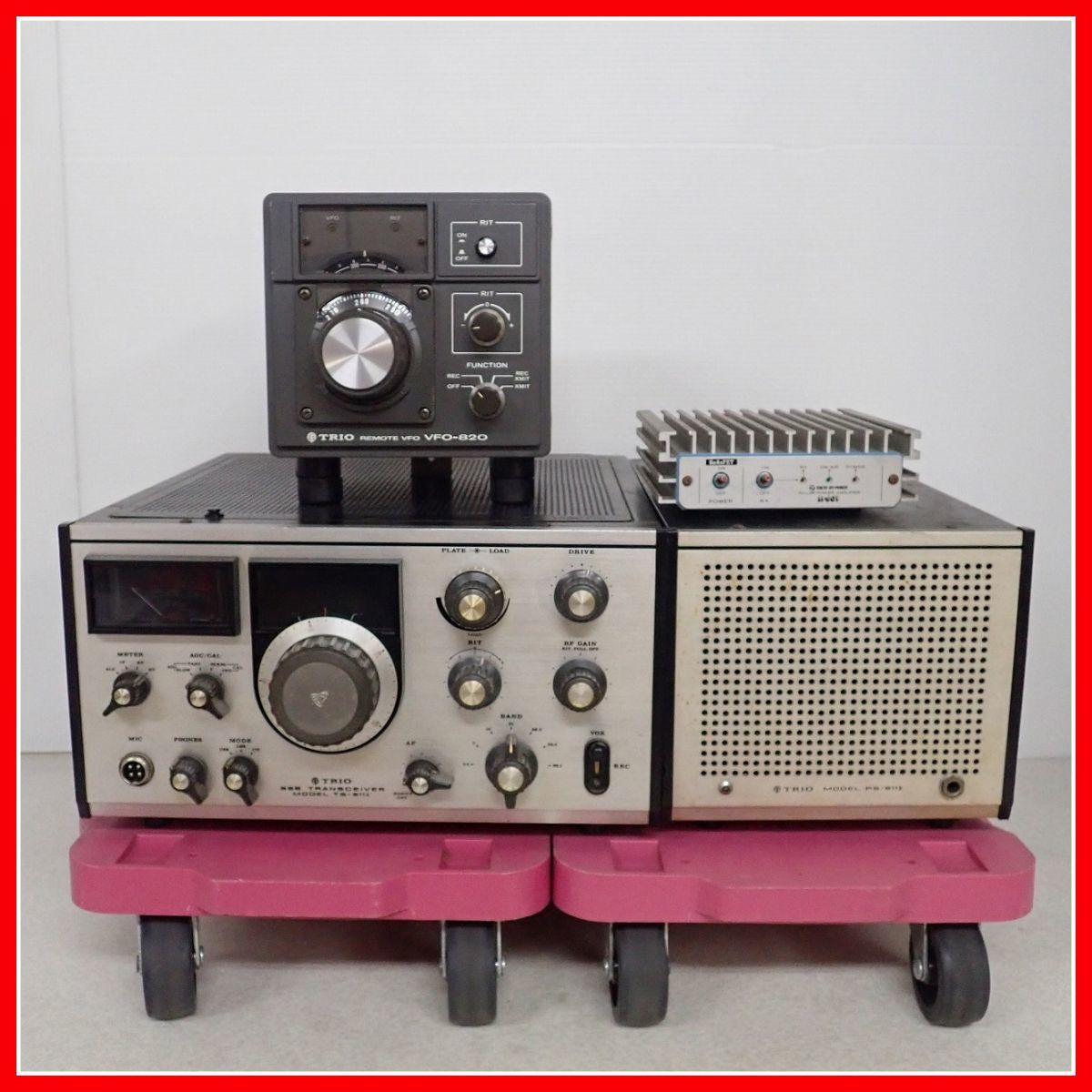 【全体的に状態が悪い】★TRIO/TOKYO HY-POWER アンプ/電源/受信機/トランシーバ TS-511X・PS-511X・VFO-820/HL-60U トリオ/トーキョーハイパワー ...