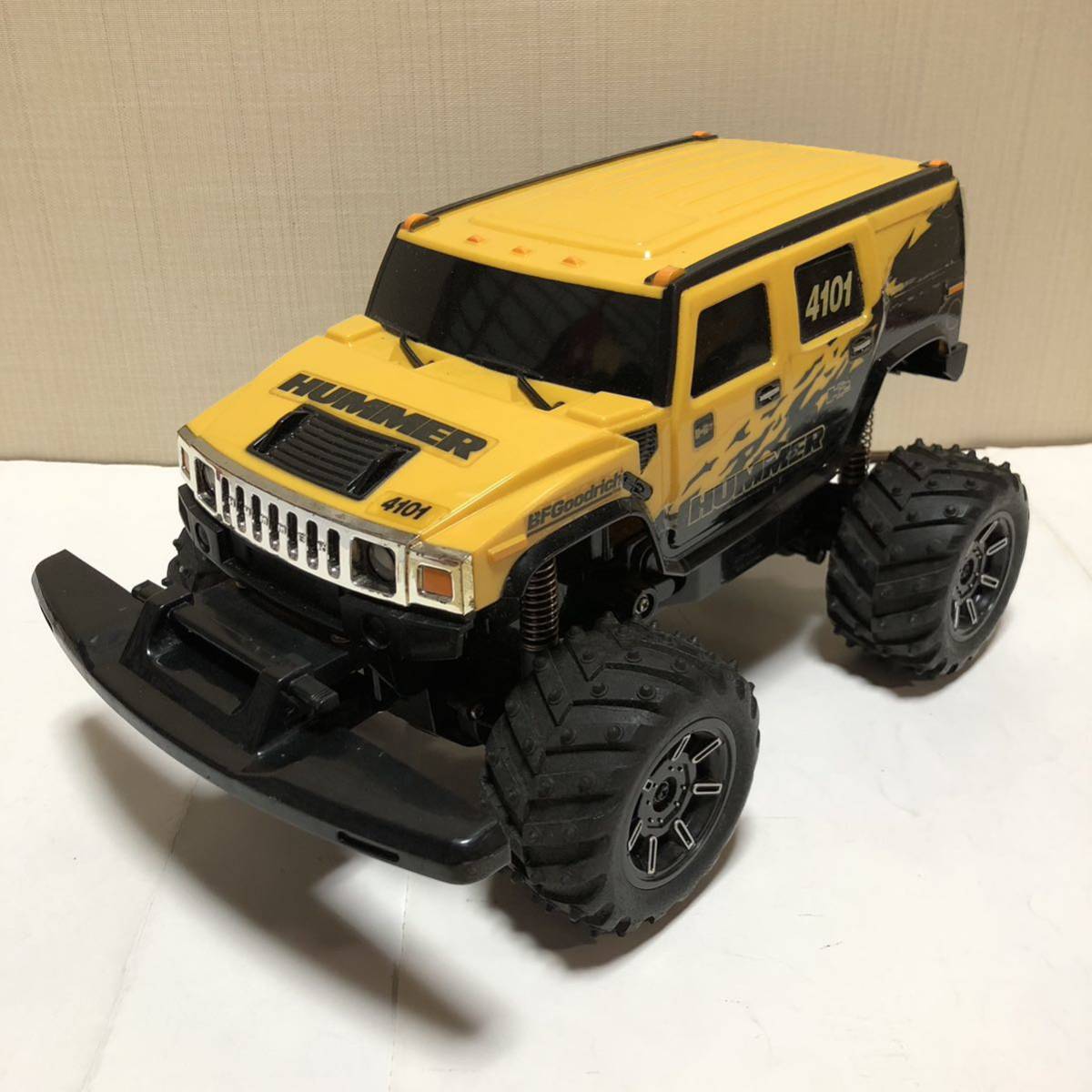 【傷や汚れあり】 訳あり 京商 ラジコンカー KYOSHO EGG ビッグフットシリーズ HUMMER H2/ハマーH2 シルバー 1/16 ...