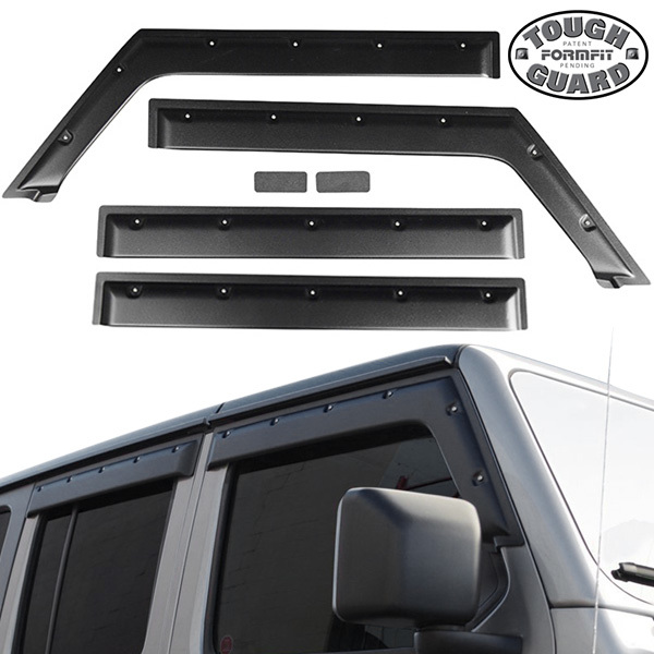 【未使用】Tough Guard タフガード FormFit ドアバイザー/4PC 18y- JL ラングラー、20y- JTグラディエーター ボルト留めポケットスタイル風の落札情報詳細 ...