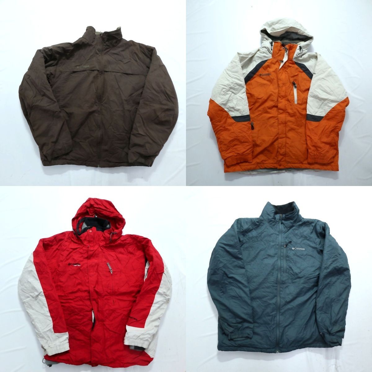 【やや傷や汚れあり】 コロンビア ヘビージャケット set インターチェンジシステム 他 (メンズL) 4枚セット まとめ売 古着 1円 ...