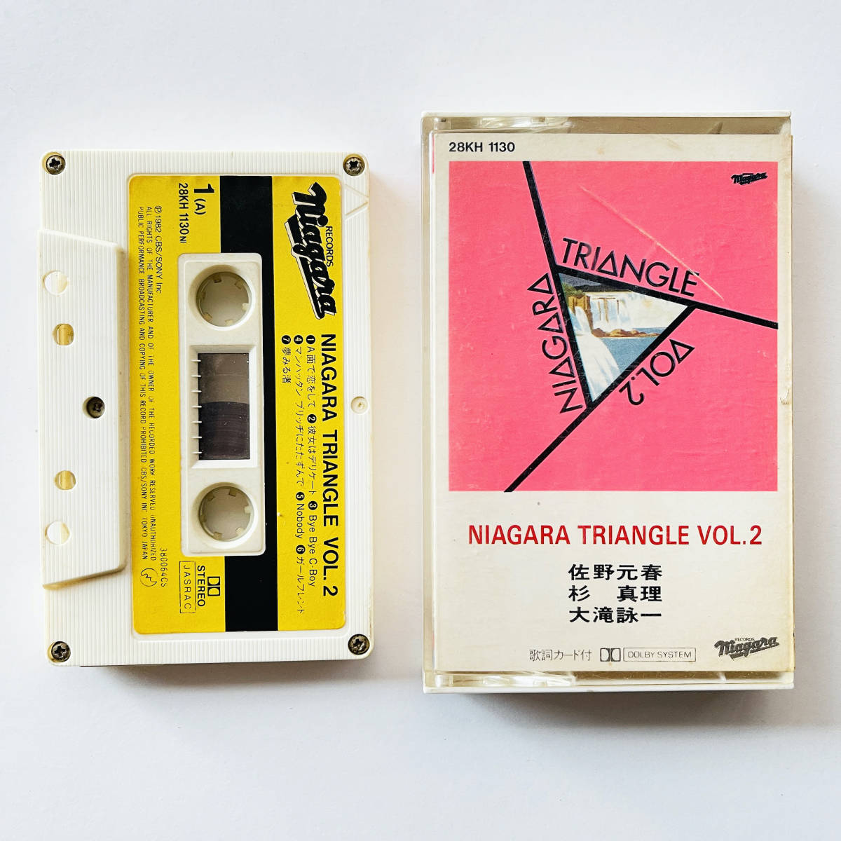 【目立った傷や汚れなし】貴重カセットテープ〔 佐野元春 杉真理 大瀧詠一 ナイアガラ トライアングル Vol.2 〕Niagara Triangle Vol.2 / 山下達郎 細野晴臣の落札 ...