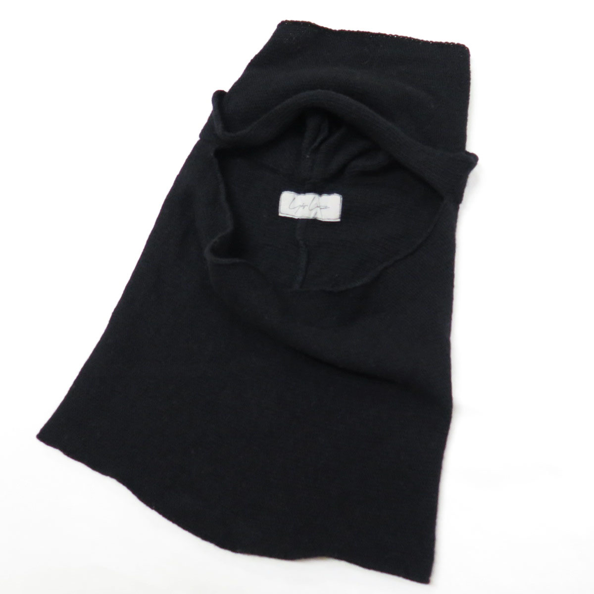 【目立った傷や汚れなし】1984 YOHJI YAMAMOTO WOOL KNIT OPEN TOP BALACLAVA HAT ...