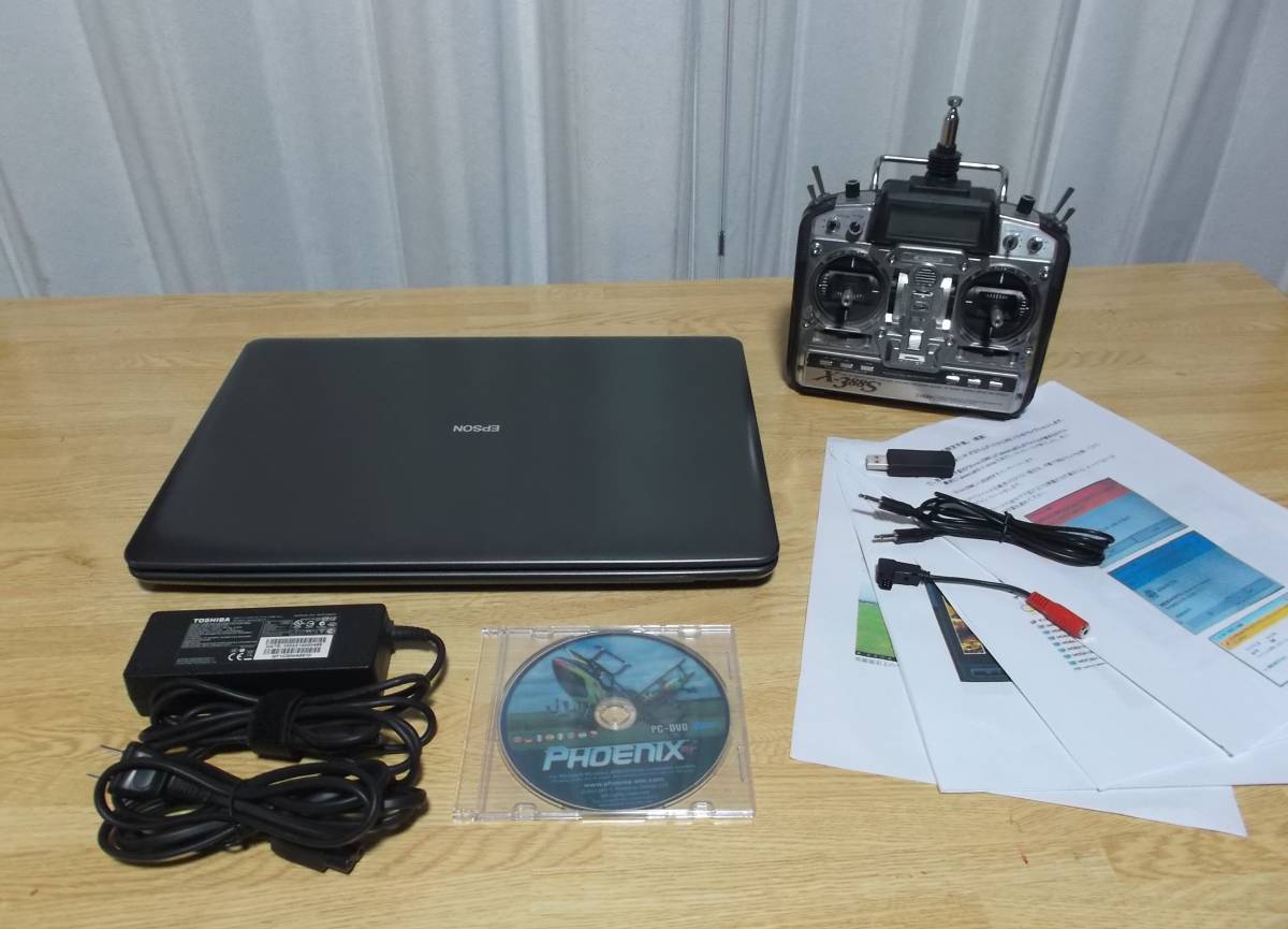 【目立った傷や汚れなし】WIN11 高速SSD仕様 フライトシミュレーター(PHOENIX フェニックス+ノートPC+プロポ)フルセット!! J32の落札情報詳細 - ヤフオク落札価格検索 ...