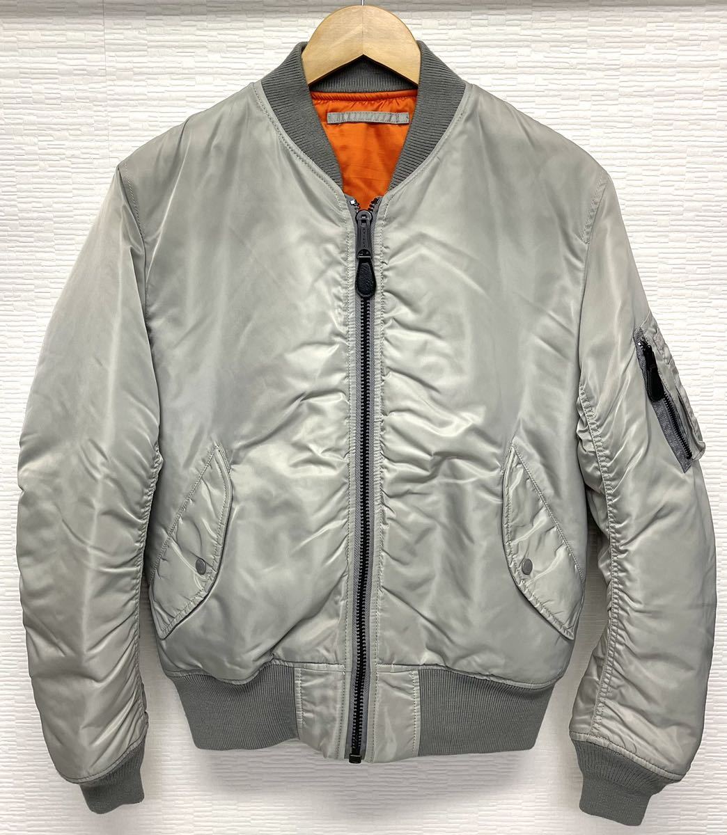 【未使用に近い】AVIREX アビレックス最高峰MA-1、最も代表的なMA-1のコマーシャルモデル、長く変わらないシンプルなデザイン、シルバーグレーカラーLサイズの落札情報詳細 - Yahoo ...