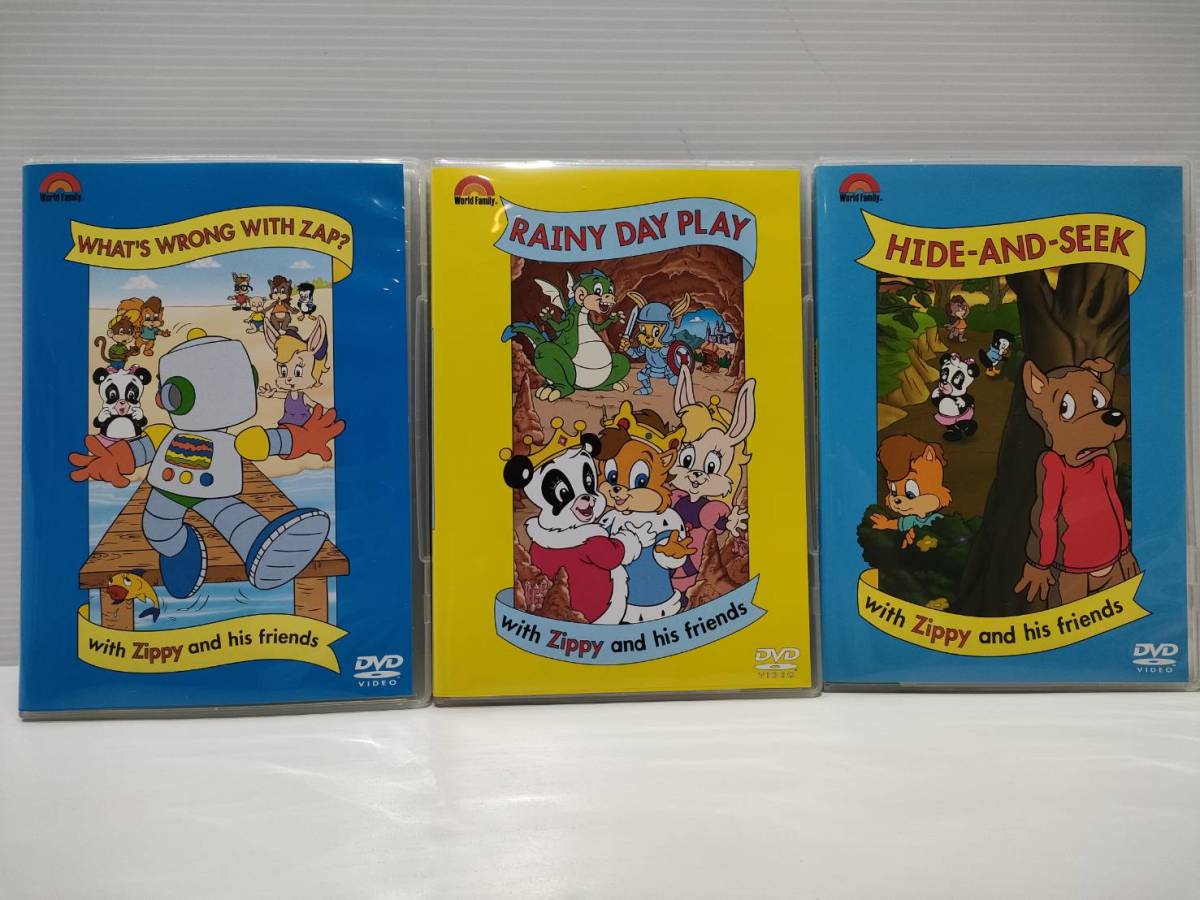 【目立った傷や汚れなし】DWE DVD Zippy and his friends WHAT'S WRONG WITH ZAP? HIDE AND-SEEK RAINY DAY PLAY ...