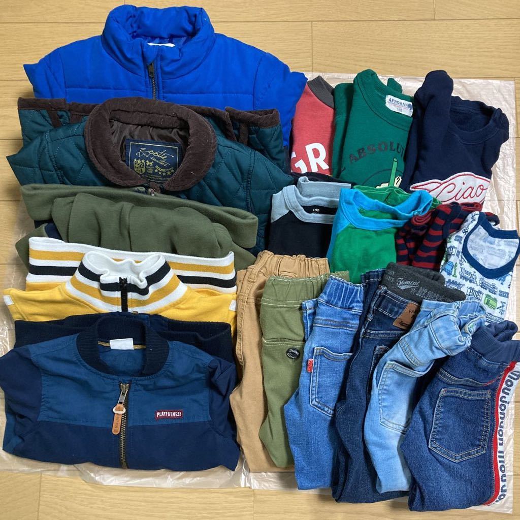 【やや傷や汚れあり】男の子100110㎝セット 長袖 ジャンパー ブルゾン パーカー ズボン スウェット branshes BREEZE mouJonJon ユニクロ の落札情報詳細 ...