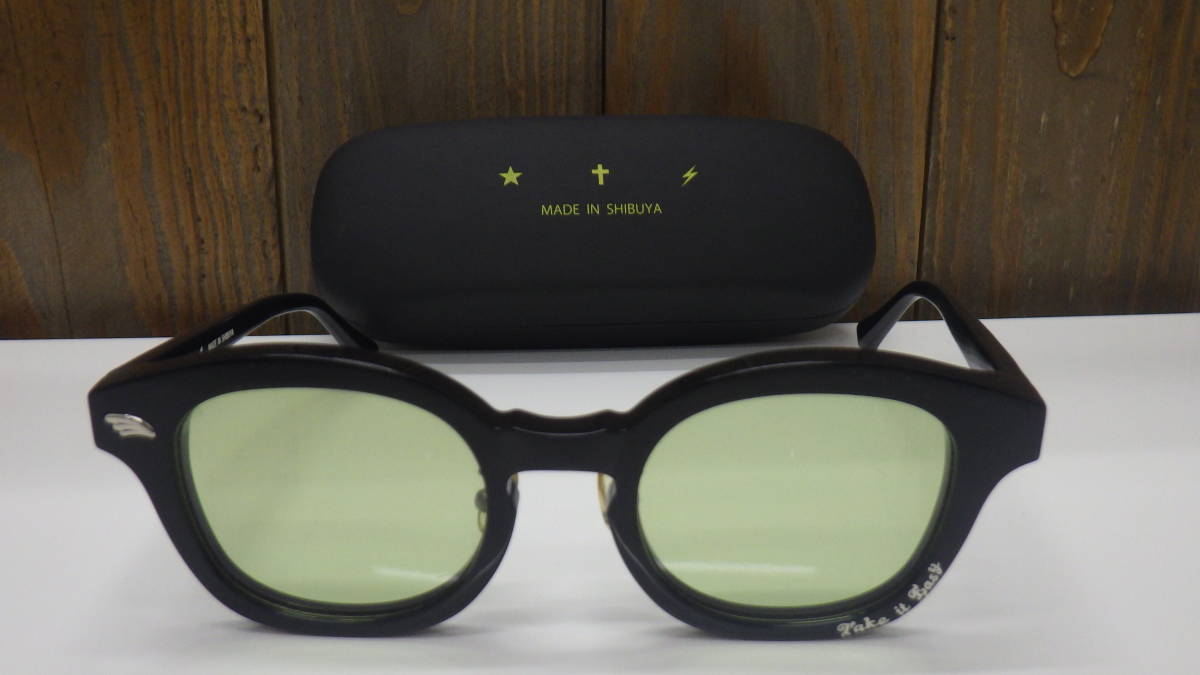 【やや傷や汚れあり】 N.S.H エヌエスエイチ サングラス TakeitEasy MADE IN SHIBUYA の落札情報詳細| ヤフオク落札価格情報 オークフリー