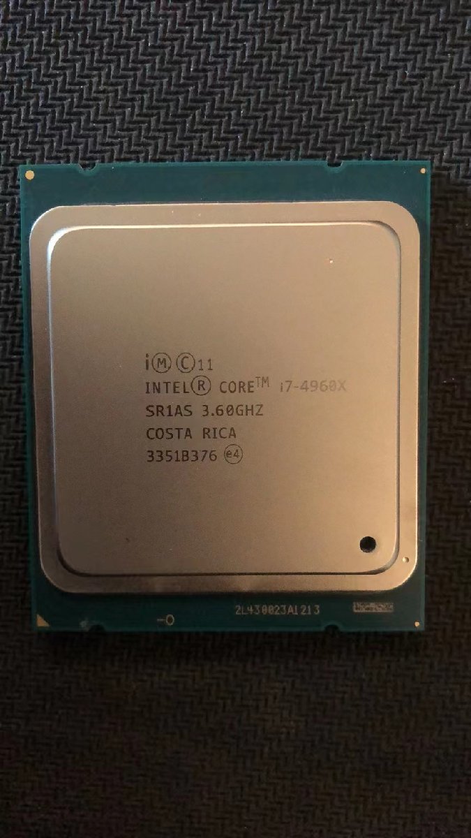 【やや傷や汚れあり】CPU インテル Intel Core I7-4960X プロセッサー 中古 動作未確認 ジャンク品 -2370の落札情報 ...