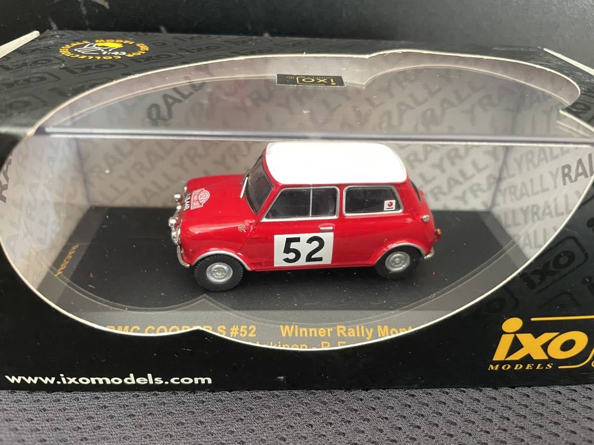 【やや傷や汚れあり】IXO RAC084 1/43 BMC Cooper S #52 Winner Rally Monte Carlo 1965 T.Makinenの落札情報詳細 ...