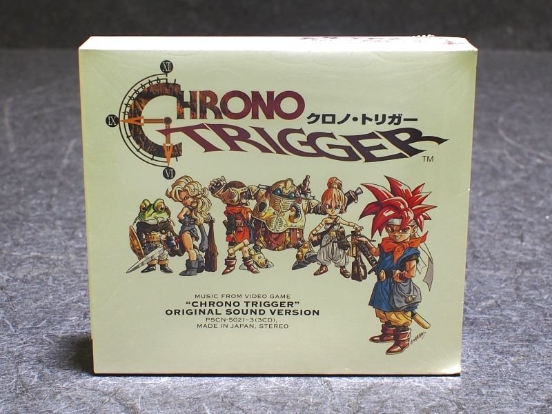 【傷や汚れあり】Q364【未開封品】クロノ・トリガー ORIGINAL SOUND VERSION オリジナルサウンドヴァージョンの落札情報詳細 - ヤフオク落札価格検索 オークフリー