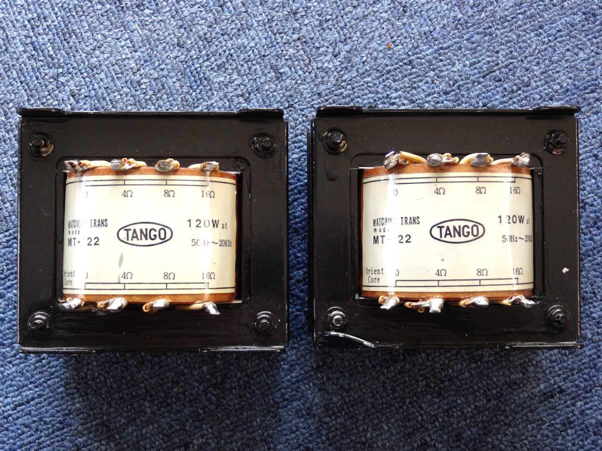 【傷や汚れあり】TANGO タンゴ マッチングトランス MT-120 2ケ 中古 動作品の落札情報詳細 - Yahoo!オークション落札価格 ...