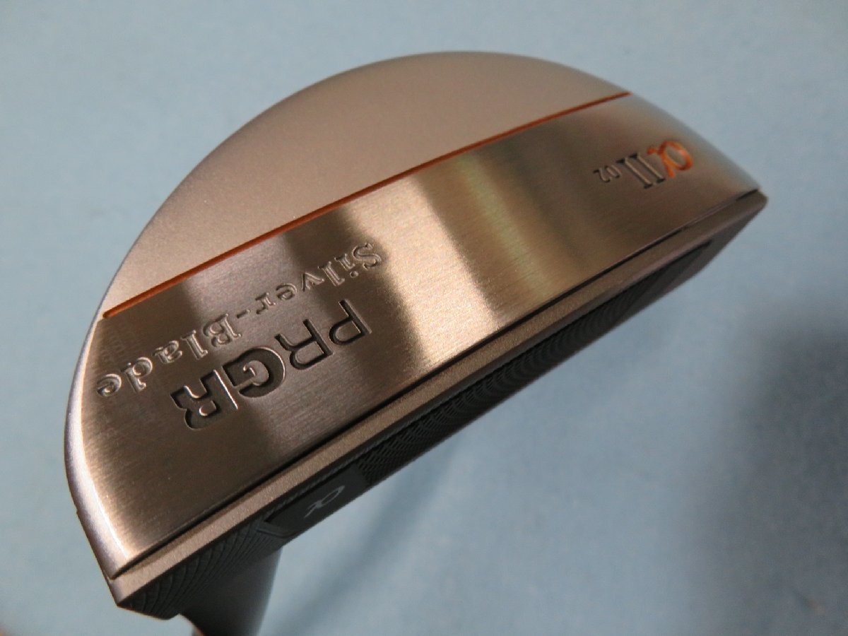 【目立った傷や汚れなし】【中古・美品】PRGR 2022 SILVER-BLADE シルバーブレード α-II パター ＃02（L字マレット型 ...