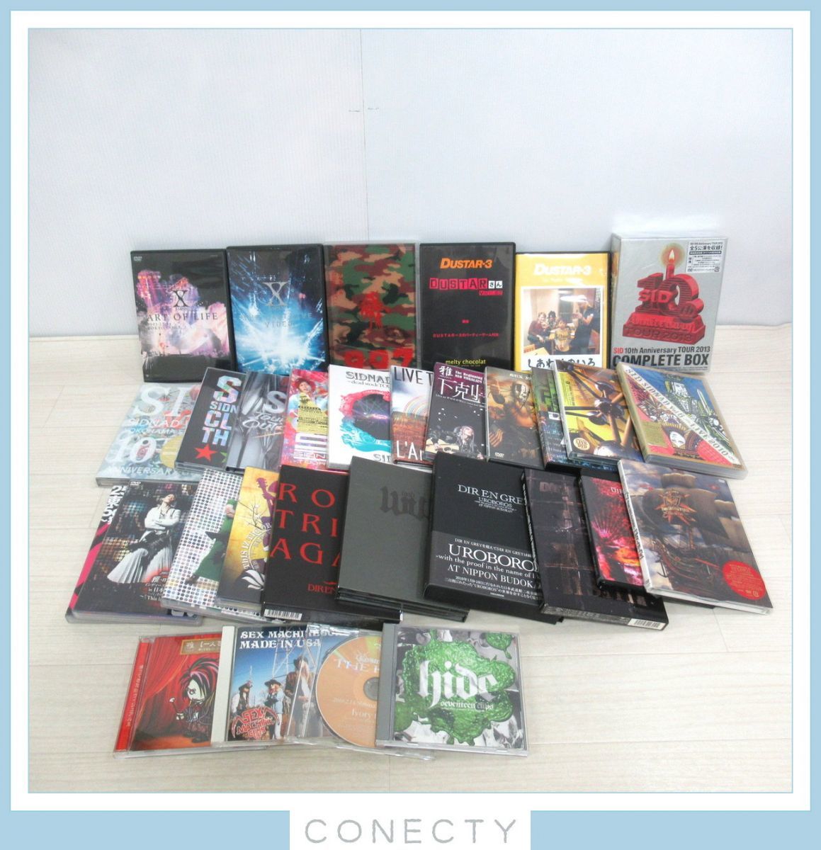 【やや傷や汚れあり】V系 ヴィジュアル系 DVD 大量セット/X JAPAN LAST LIVE/hide MIX LEMONed /DIR ...