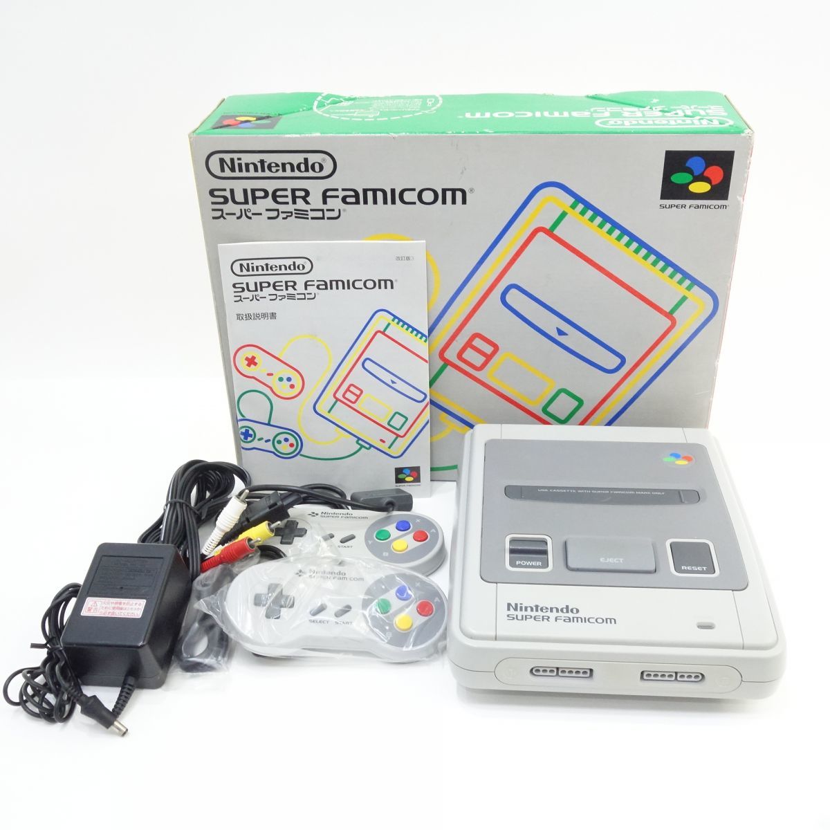 【傷や汚れあり】054 動作確認済 任天堂 SFC スーパーファミコン SHVC-001 本体 ※中古の落札情報詳細 - ヤフオク落札価格検索 ...