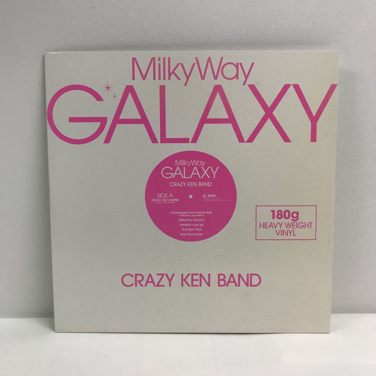 【やや傷や汚れあり】Y0123A2 クレイジーケンバンド MilkyWay GALAXY LP レコード 国内盤 PLP-6933 ...