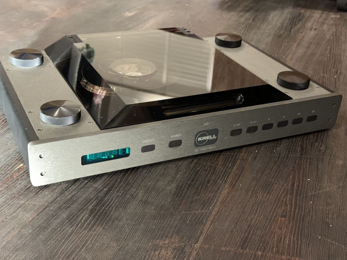 【目立った傷や汚れなし】KRELL MD-1 CD Transport クレル CDトランスポート プレーヤー PHILIPS CDM3メカ採用 100V 50Hz/60Hz 両動作 美品 ...