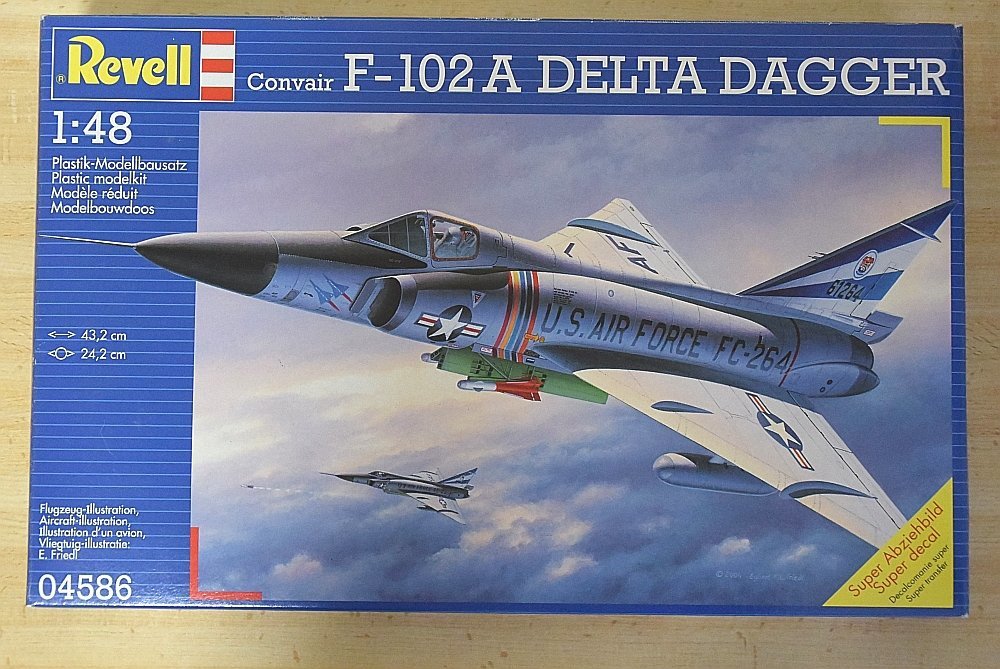 【やや傷や汚れあり】1/48 Revell Convair F-102A DELTA DAGGER デルタダガー レベル の落札情報詳細 ...