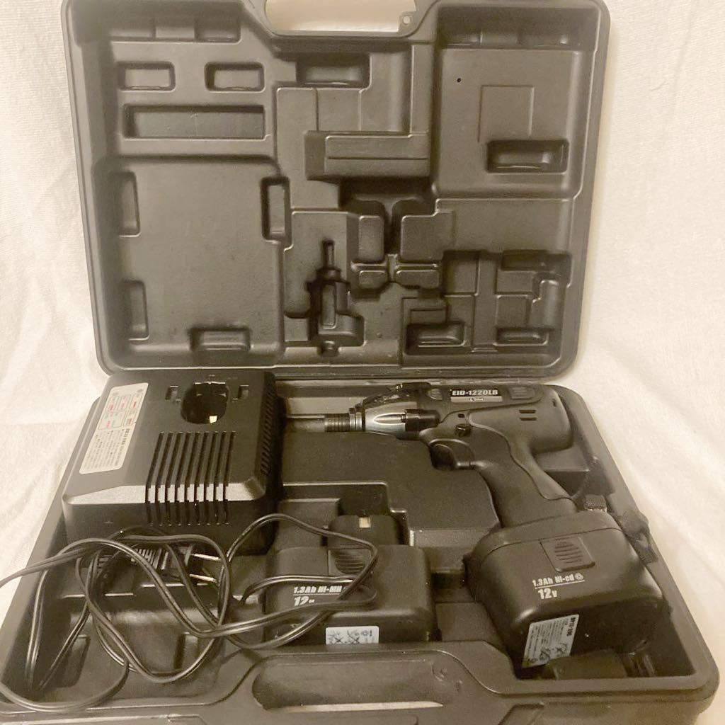 【やや傷や汚れあり】E-Value 12V 充電 ドリルドライバー インパクトドライバー EID-1220LB バッテリー EBP12-30 2個 充電器 中古品 ジャンク 激安 の落札情報 ...