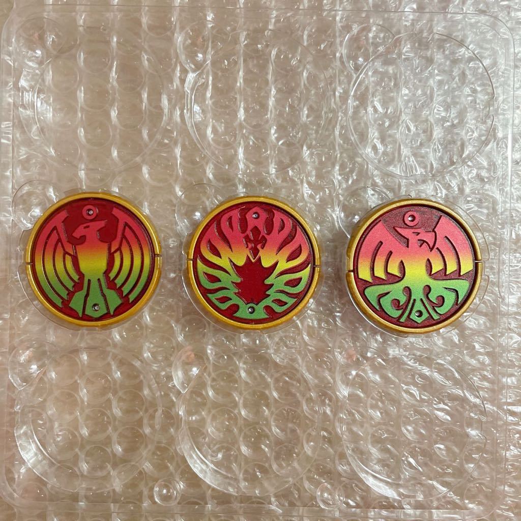 【目立った傷や汚れなし】タジャドルコンボエタニティ タカ クジャク コンドル CSM 10th オーメダル コアメダル 仮面ライダーオーズ ...