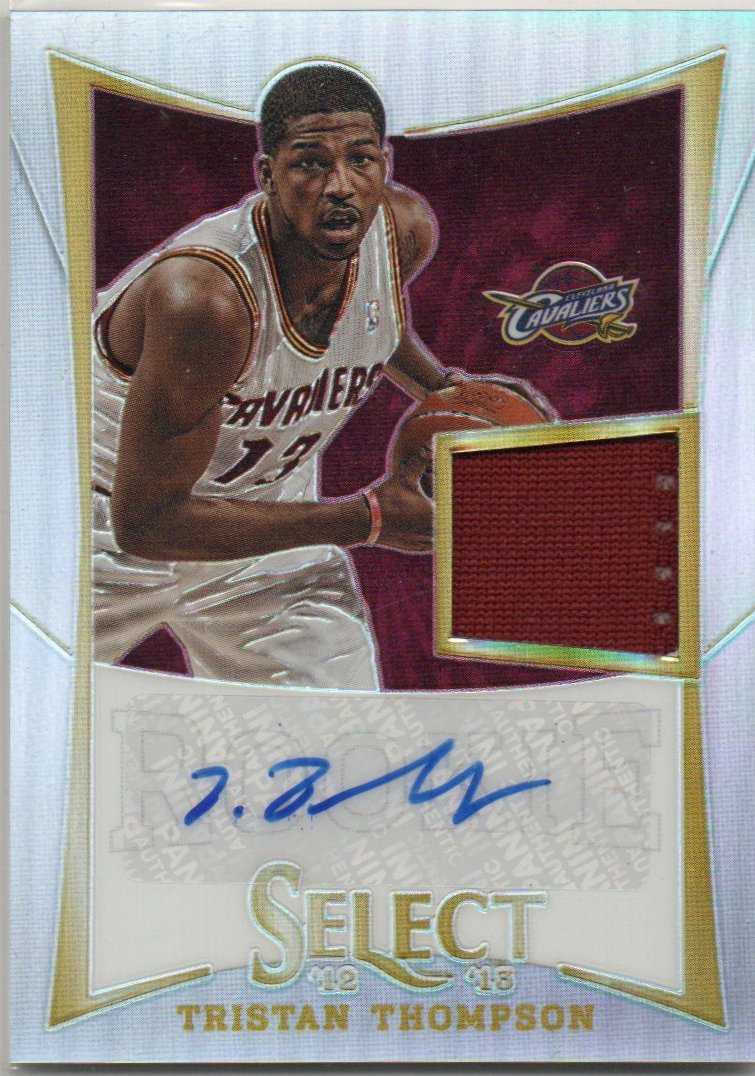 【目立った傷や汚れなし】【Tristan Thompson】 2012-2013 Panini Select Jersey auto ...