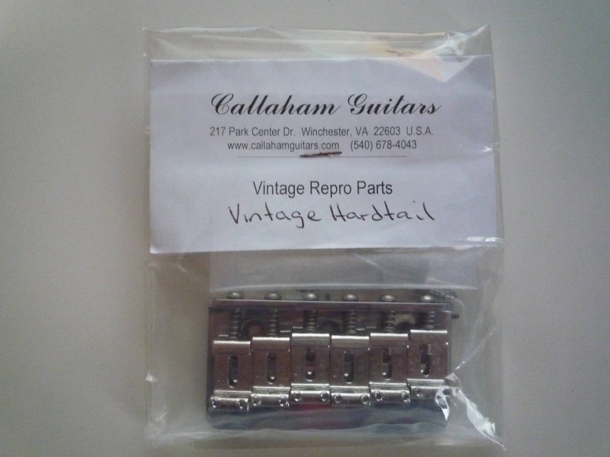 【未使用】新品 Callaham カラハム ヴィンテージ ハードテイル ブリッジ ストラト＆テレキャスターの落札情報詳細 - Yahoo ...