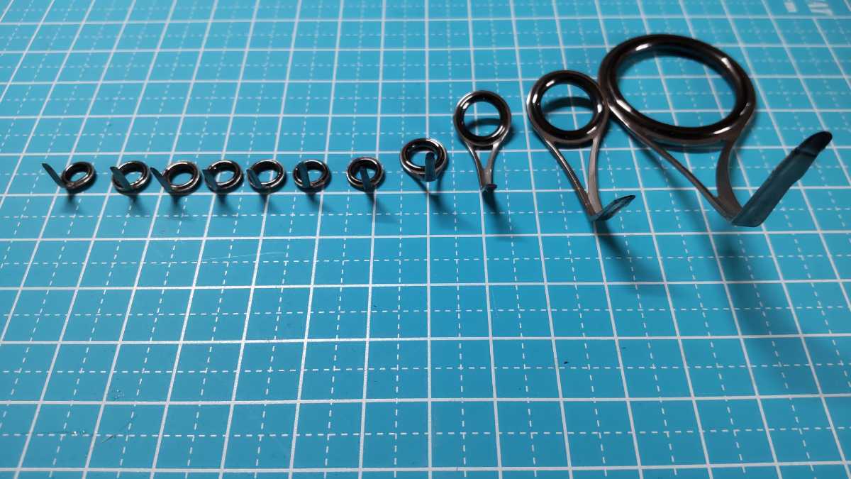 【やや傷や汚れあり】FUJI 富士工業 フジ チタンガイドセット T-LVSG 中古品 計11個 ロッドビルドカスタム 補修 廃番希少品の落札 ...