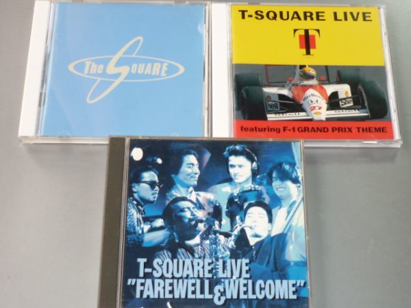 【やや傷や汚れあり】CD T-SQUARE ライブ・アルバム3枚セット T-スクェア THE SQUARE LIVE/LIVE ...