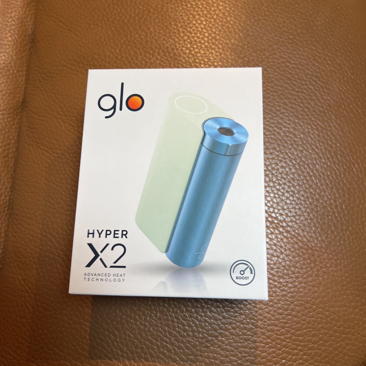 【未使用】未使用・未開封・箱付き glo HYPER X2 STARTER KIT 加熱式たばこ 喫煙グッズ ミントブルー グロー本体 ...