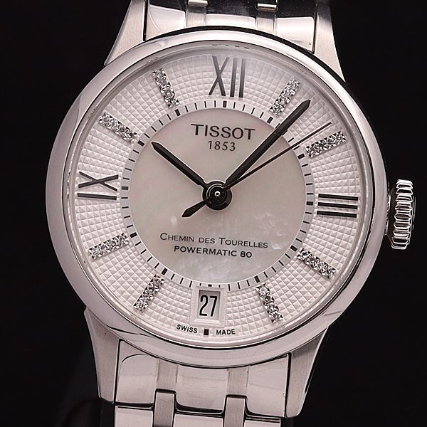 【傷や汚れあり】 【TISSOT T099407A】ティソ パワーマチック80 シュマンデトゥレル オートマティック？ 自動巻 メンズ腕時計 ...