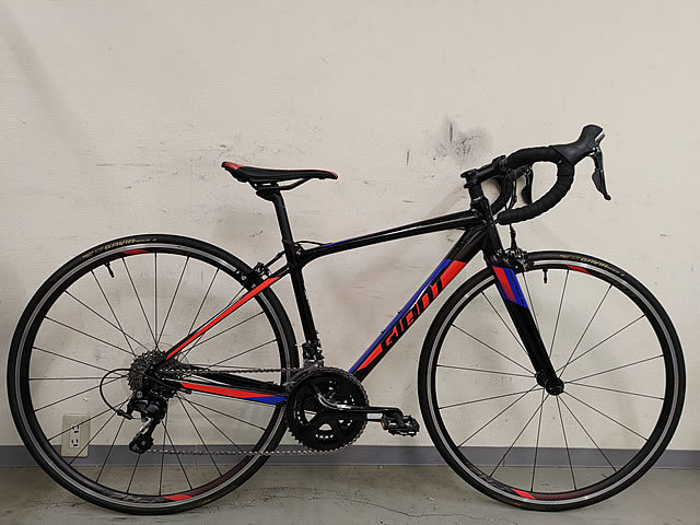 【未使用に近い】 1円スタート売切り!! 美品 GIANT CONTEND2 Claris 2018 size:430(XS) 155-170cm ジャイアント コンテンド ロードバイク 定価 ...