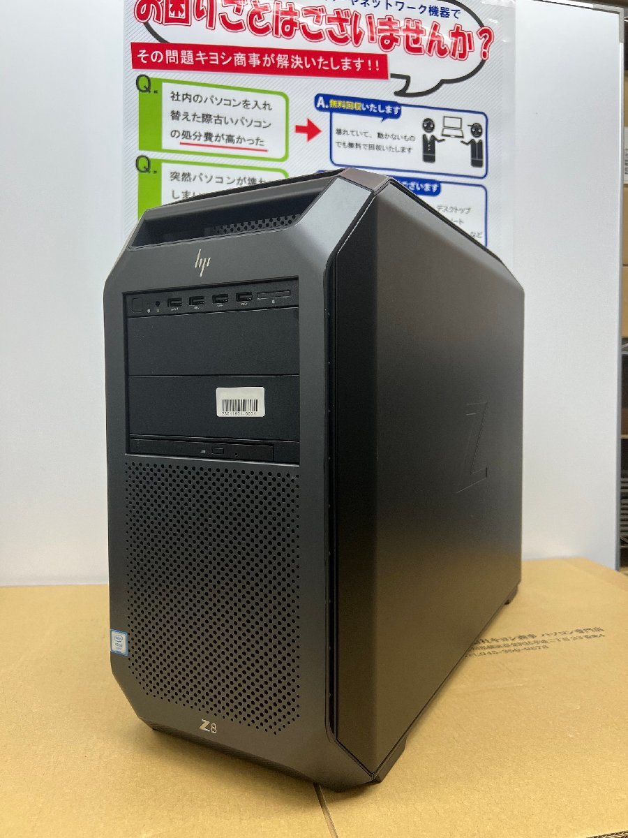 【目立った傷や汚れなし】HP Z8 G4 Workstation ワークステーション Gold 6136 3.00GHz 2CPU 128GB ...