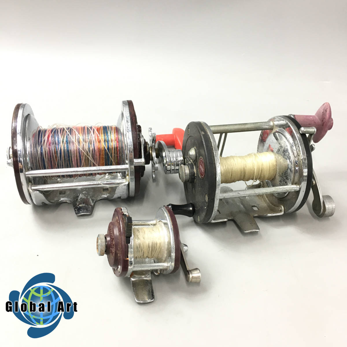 【やや傷や汚れあり】★D02203/OLYMPIC オリンピック 等/リール/NEWMIDGET No.4 II/immec 256-P 他 ...