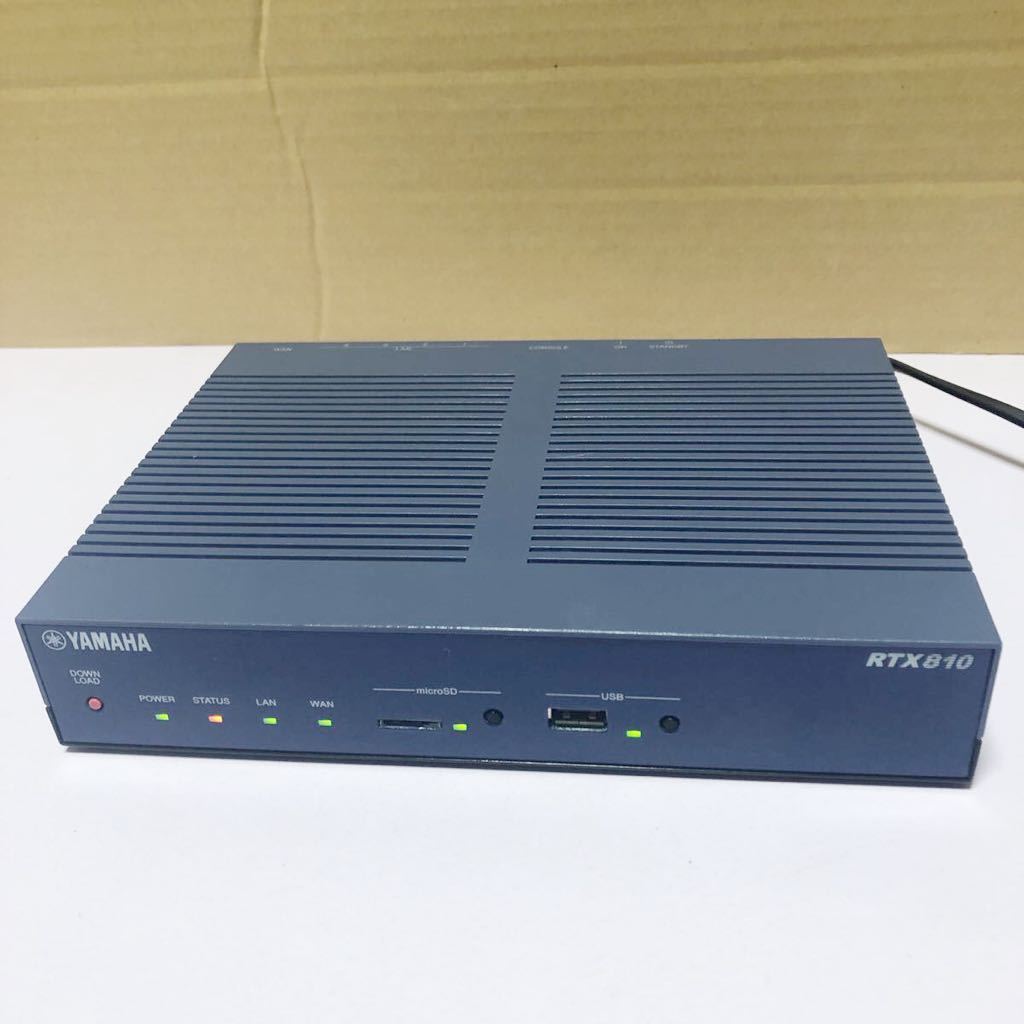 【目立った傷や汚れなし】中古YAMAHA ギガアクセスVPNルーターRTX810 最新ファームアップ、初期化済 管理番号SHD045の落札情報詳細 - ヤフオク落札価格検索 オークフリー