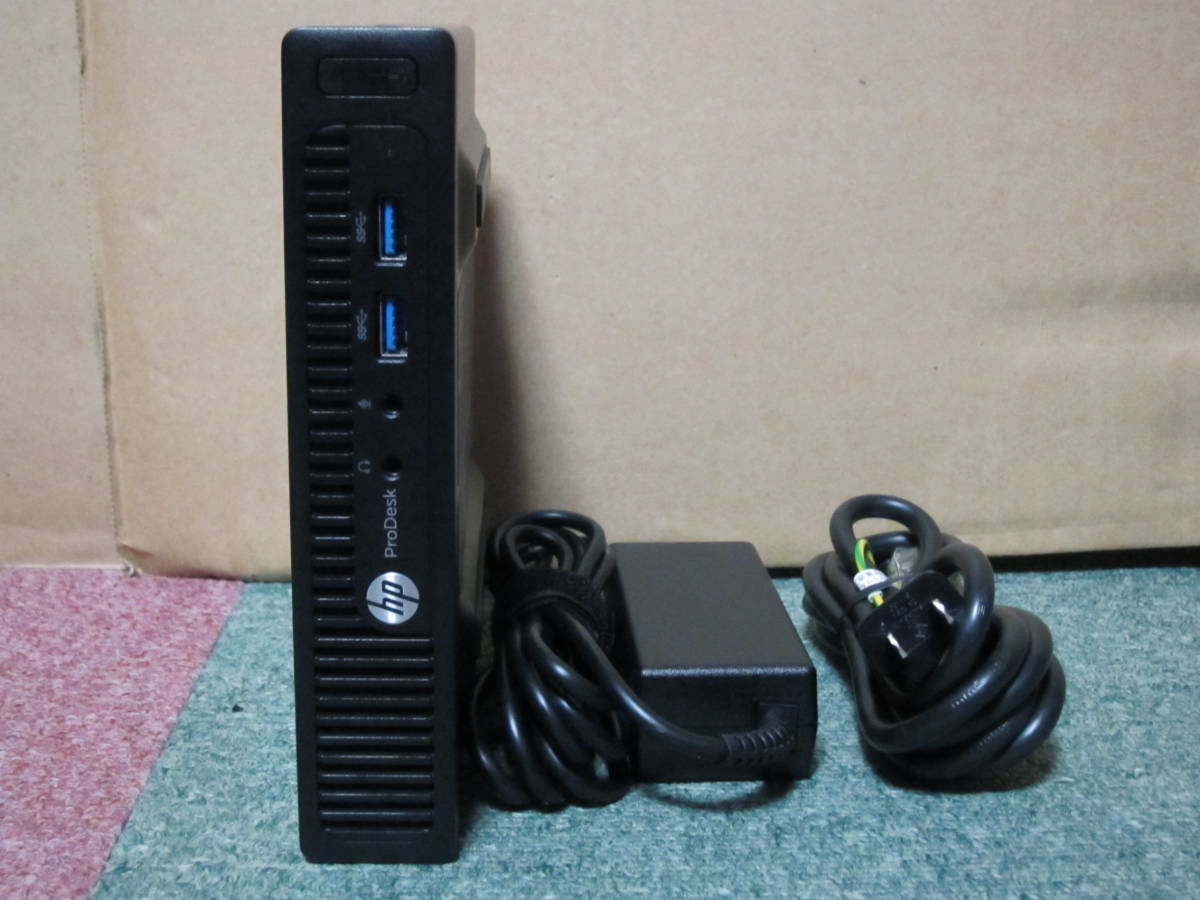 【傷や汚れあり】②HP ProDesk 400 G2 DM 中古 Win10Pro/Core i3 6100T/8GB/500GB 小型PCの ...