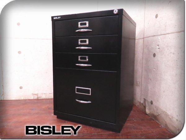 【傷や汚れあり】 BISLEY/ビスレー イギリス/英国 高級 BASIC/ベーシックシリーズ 1F3 工業系/インダストリアル 引出し4杯 キャビネット smm4603kの落札情報詳細 ...